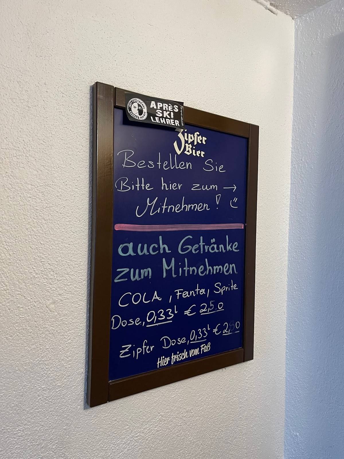 Carta de Elgi Restaurant, Serfaus