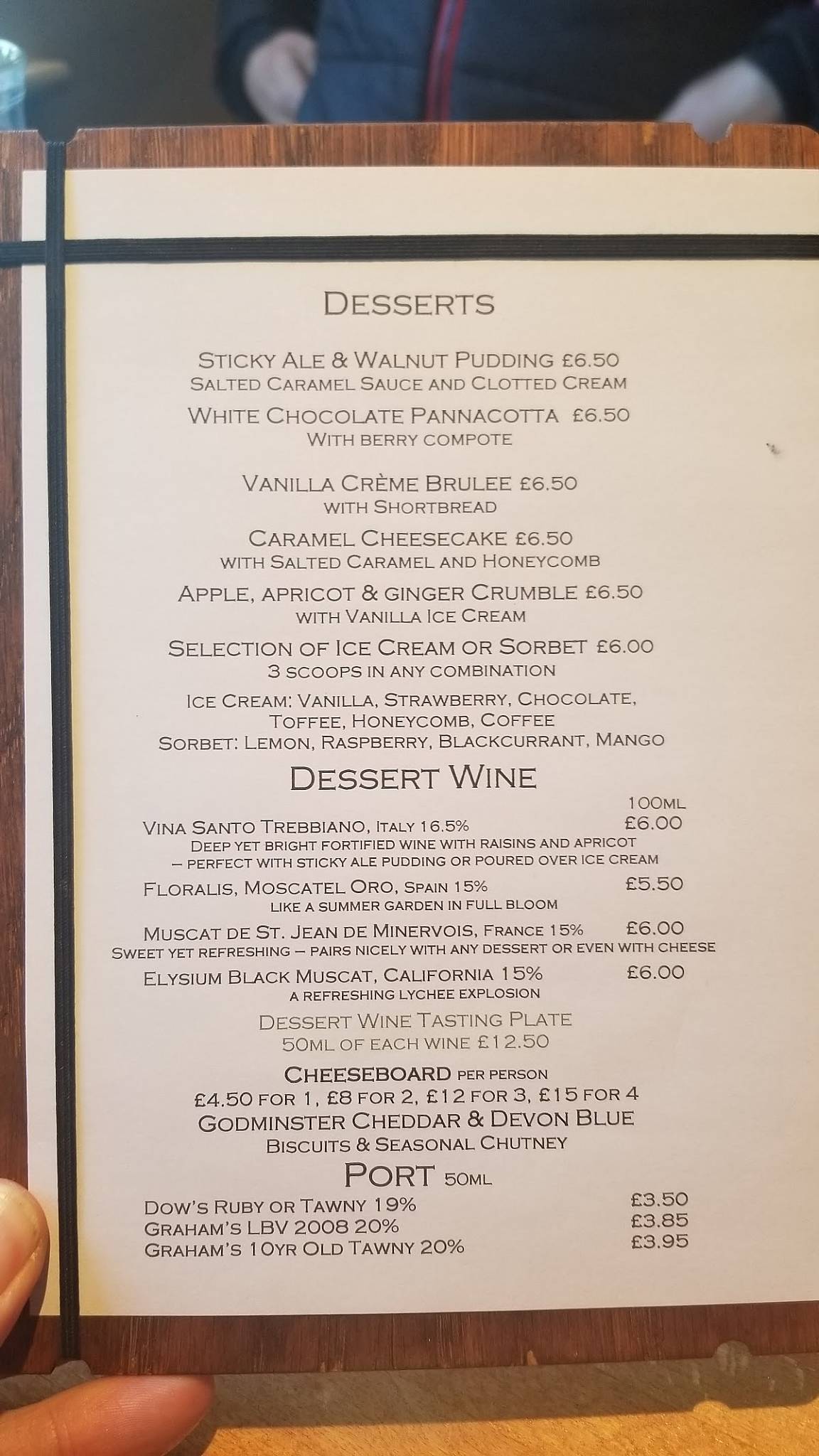 Menu at The Saddlers pub & bar, Exmouth