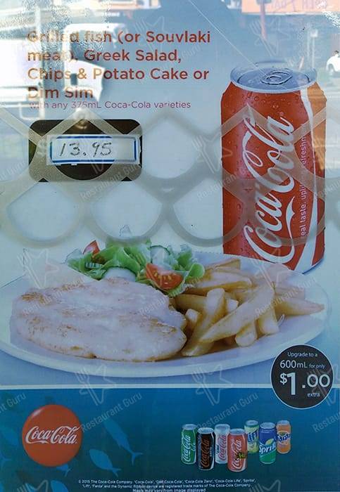 Menu at Flakey Jakes fast food, Ashburton