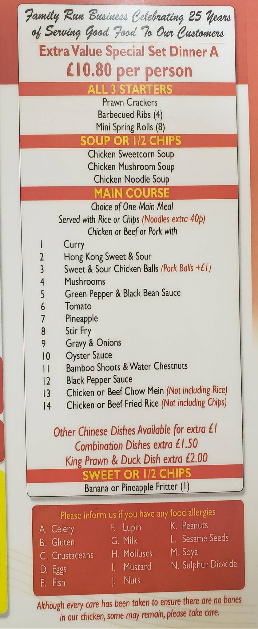Menu at Ruby fast food, Glasgow, Paisley Rd W