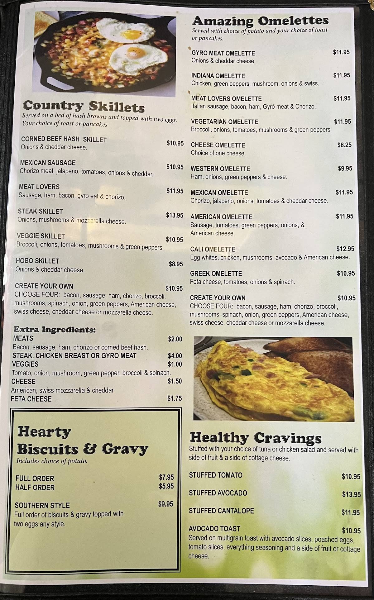 Menu at Franklin Street Family Restaurant, Michigan City