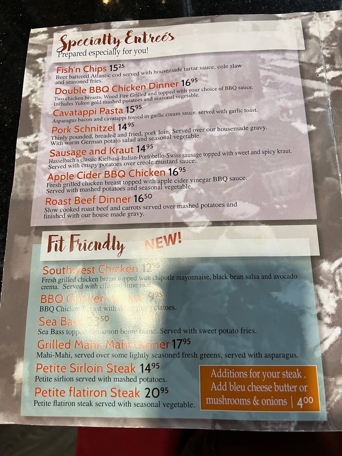 Menu at The Garrison pub & bar, Fremont