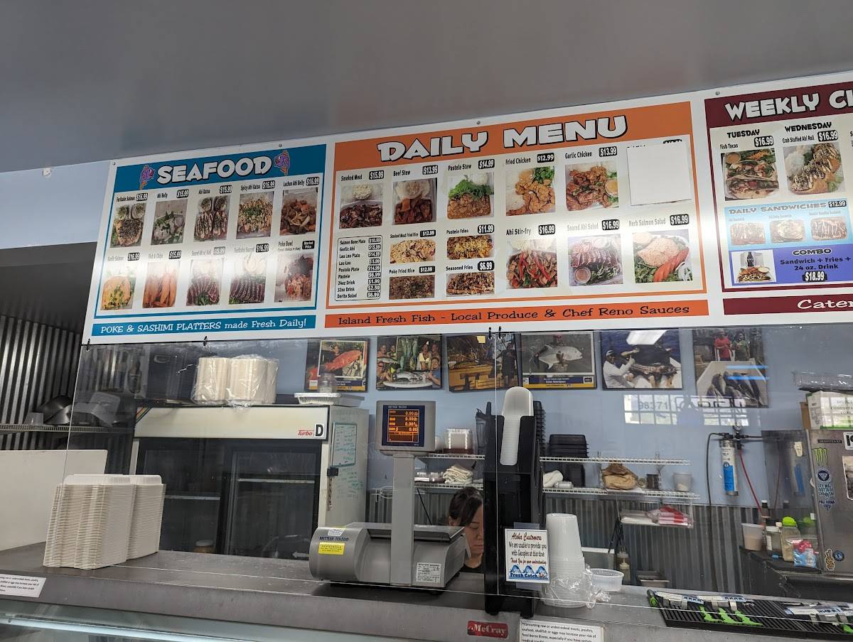 Menu at Fresh Catch Pearl City restaurant, Pearl City