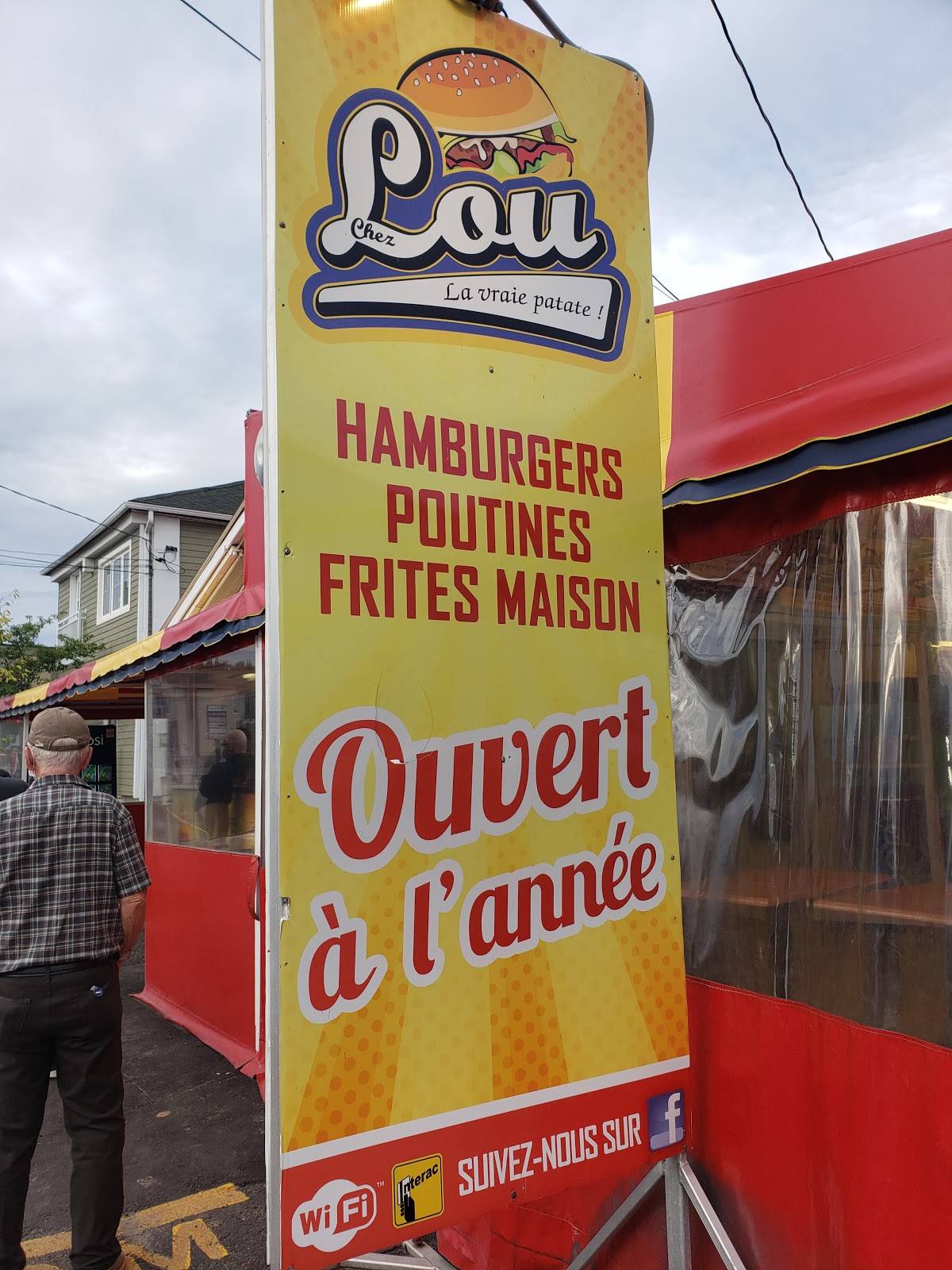 Menu au Chez Lou Patate restaurant, Gatineau
