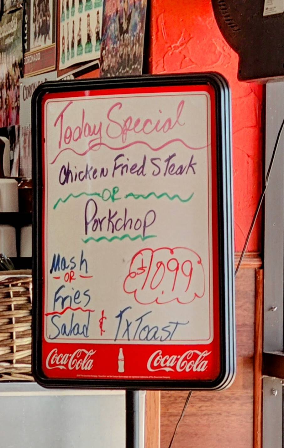 Menu at George's Restaurant, Lubbock, 82nd St A