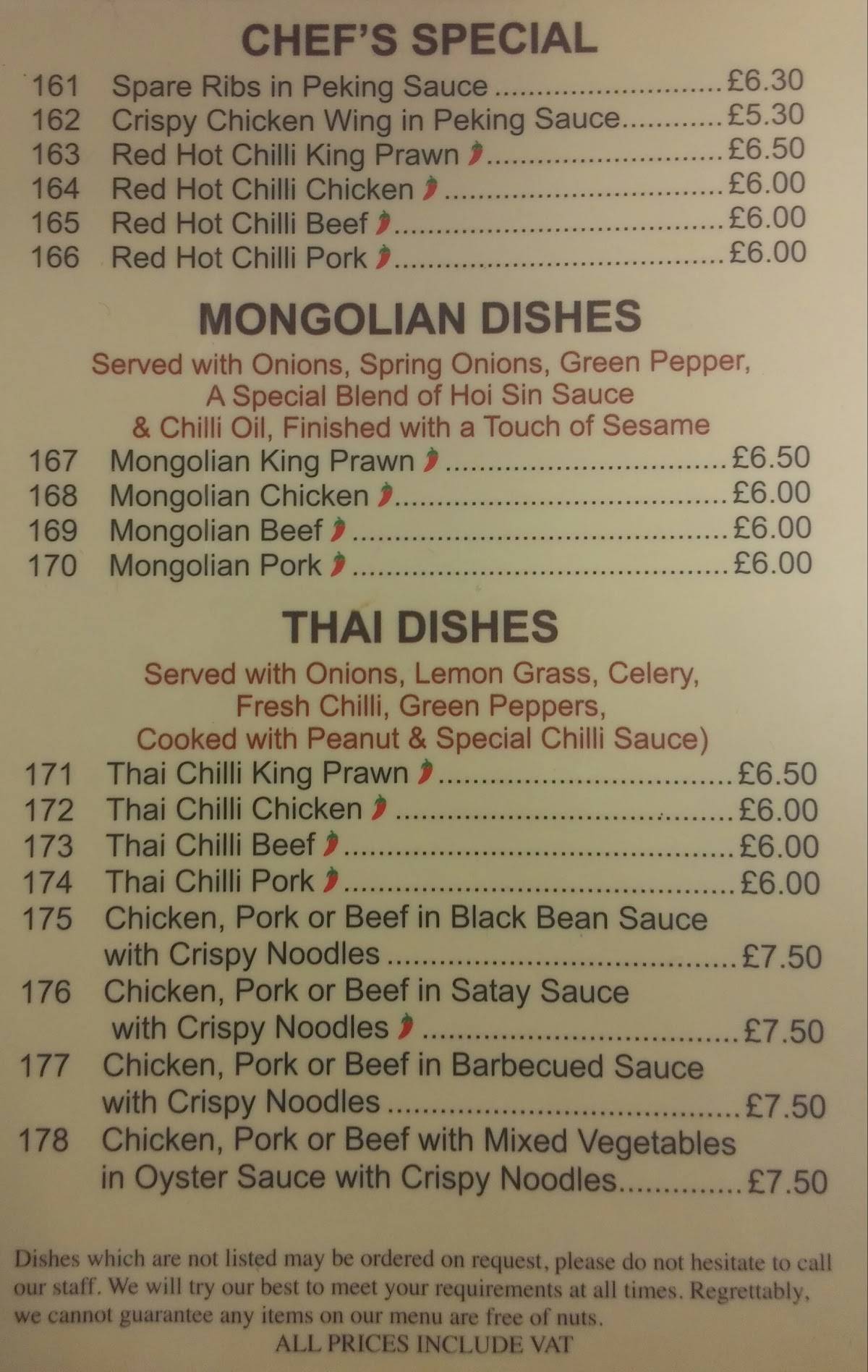 Menu at Great Wall Clevedon Chinese Take Away restaurant, Clevedon