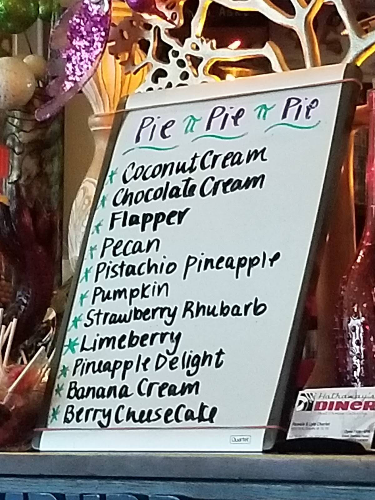 Menu at Hathaway's Diner cafe, Edmonton