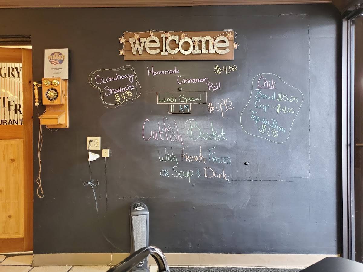 Menu at Hungry Hunter Restaurant, Branson, Historic Hwy 165