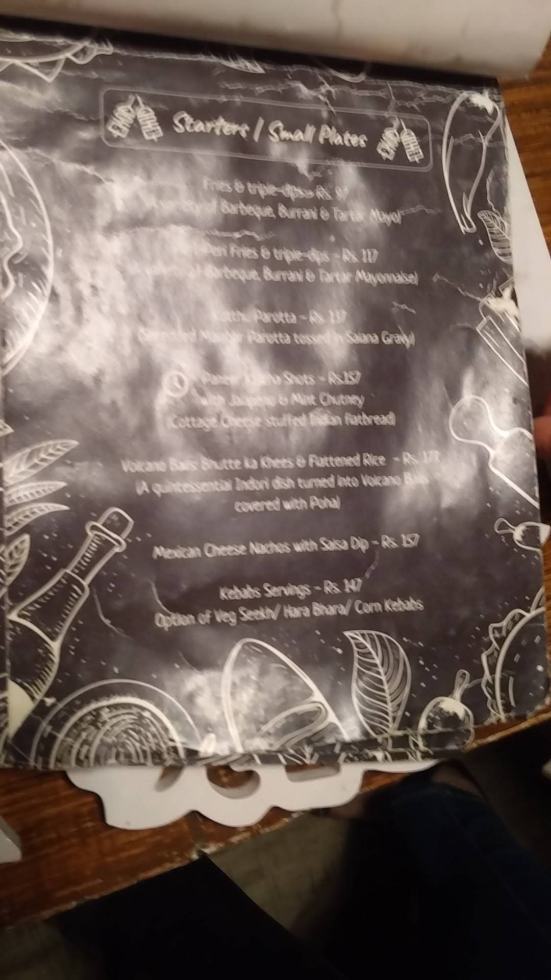 Menu at The Monroe Cafe, Indore