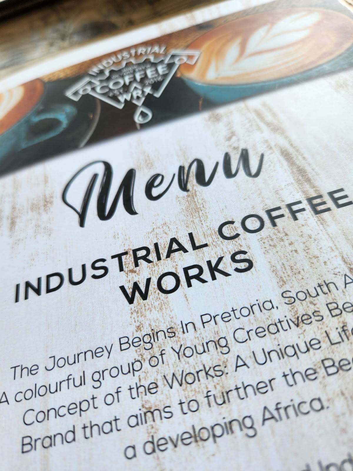 Menu at Industrial Works pub & bar, Centurion
