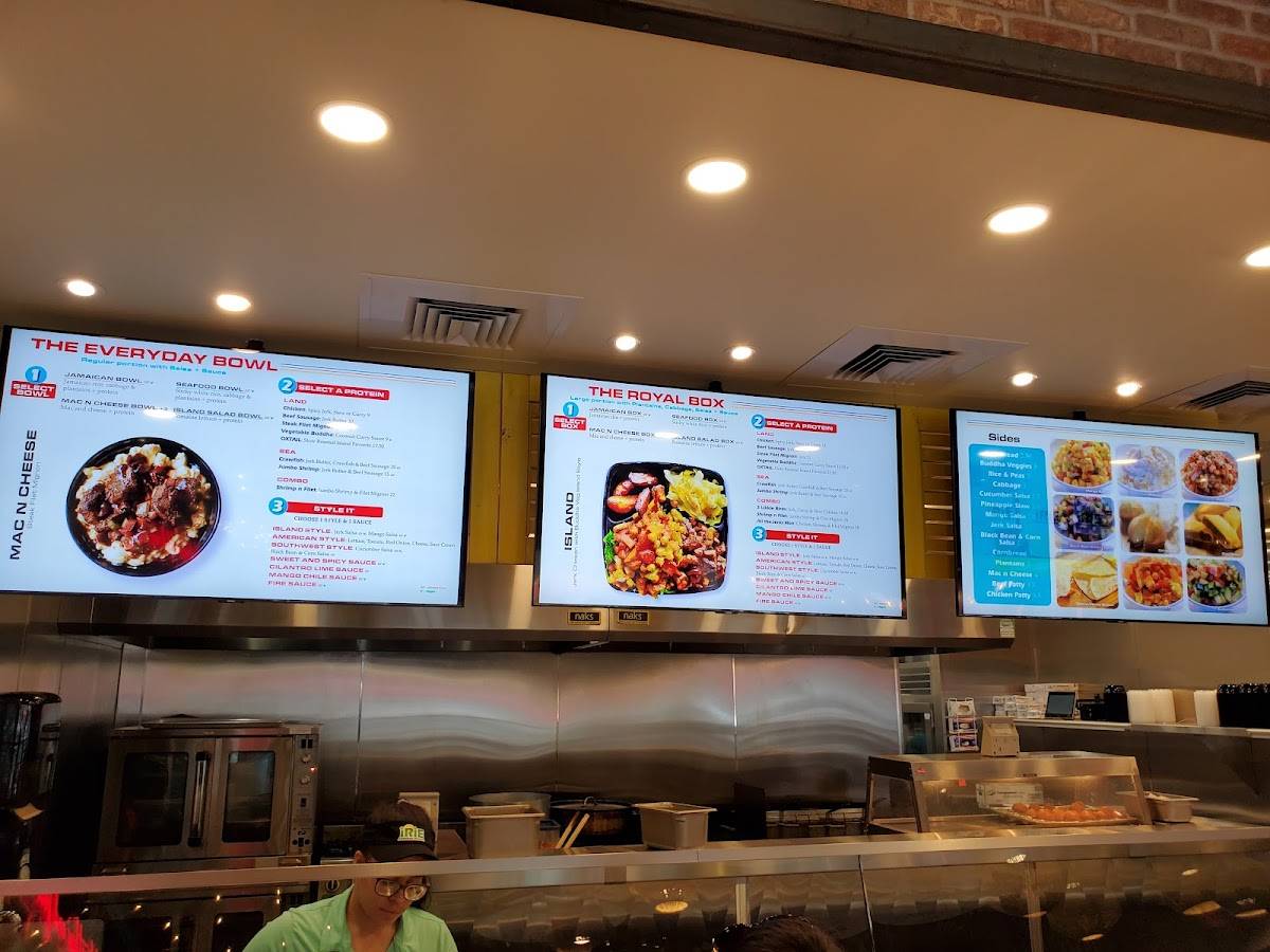 Menu at Irie Jamaican Kitchen restaurant, Euclid, 621 E 185th St