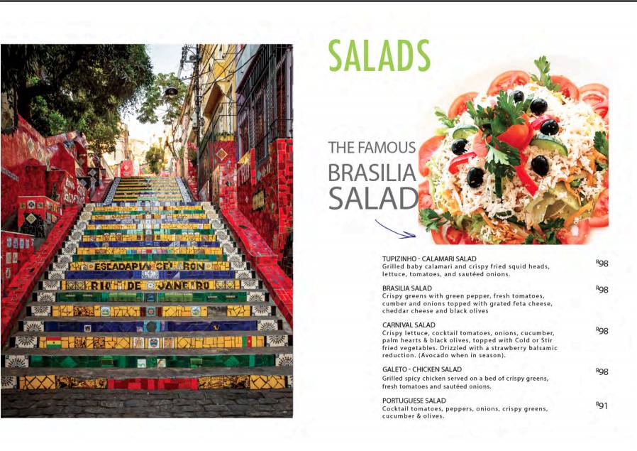 Menu at Rodizio Grill & Tapas restaurant, Sandton, Melrose Arch