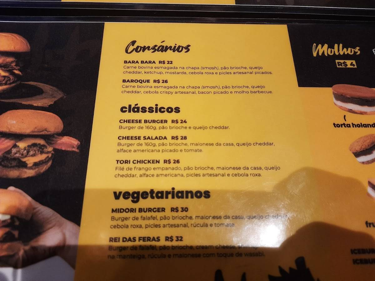 Menu em Jolly Roger Burger restaurante, São Paulo