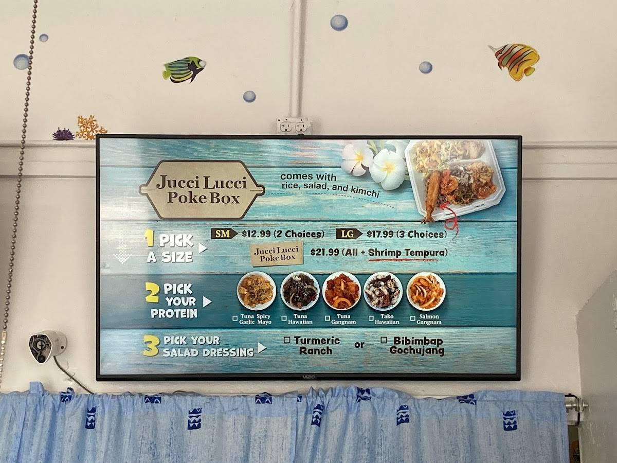 Menu at Jucci Lucci pub & bar, Honolulu, 567 Kapahulu Ave #4