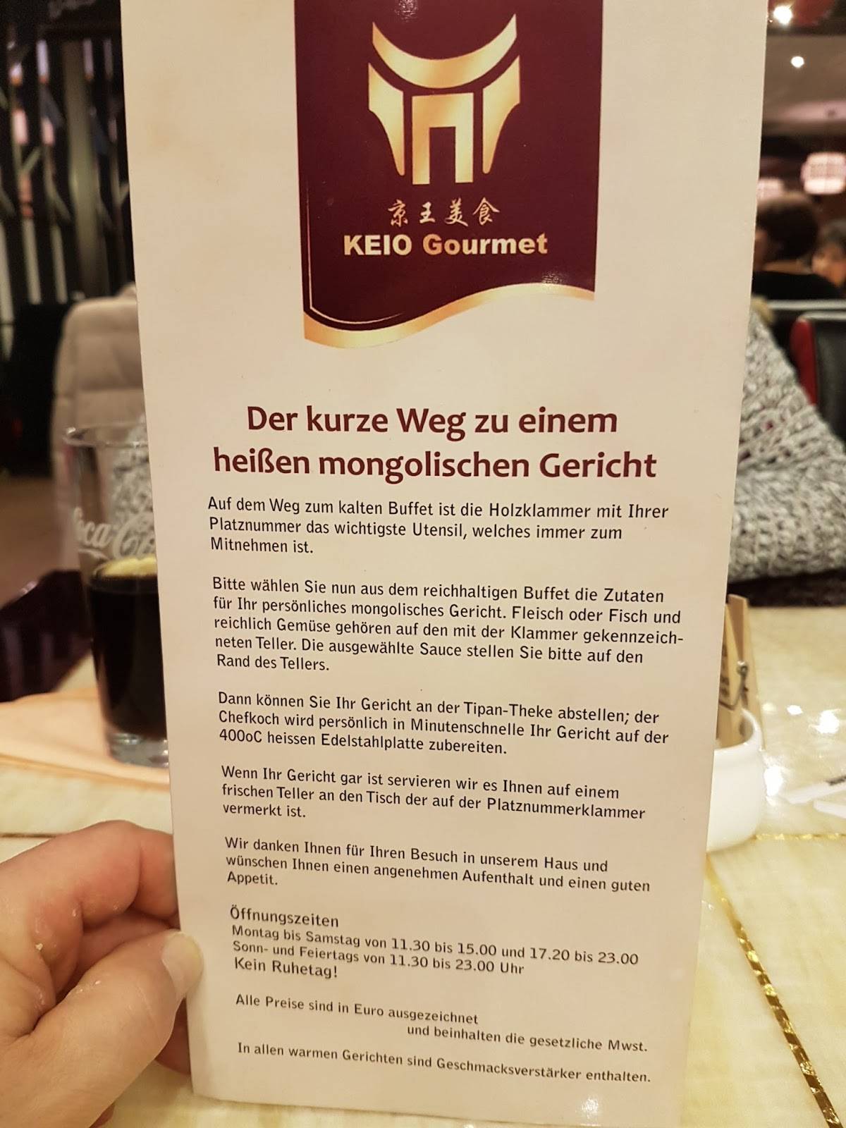 Keio Gourmet Heilbronn Preise