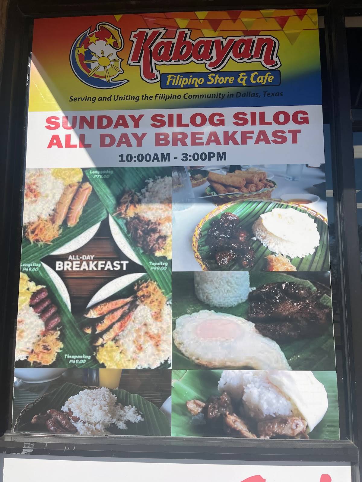 Menu at Kabayan Filipino Store & Cafe *Dallas, TX, Dallas
