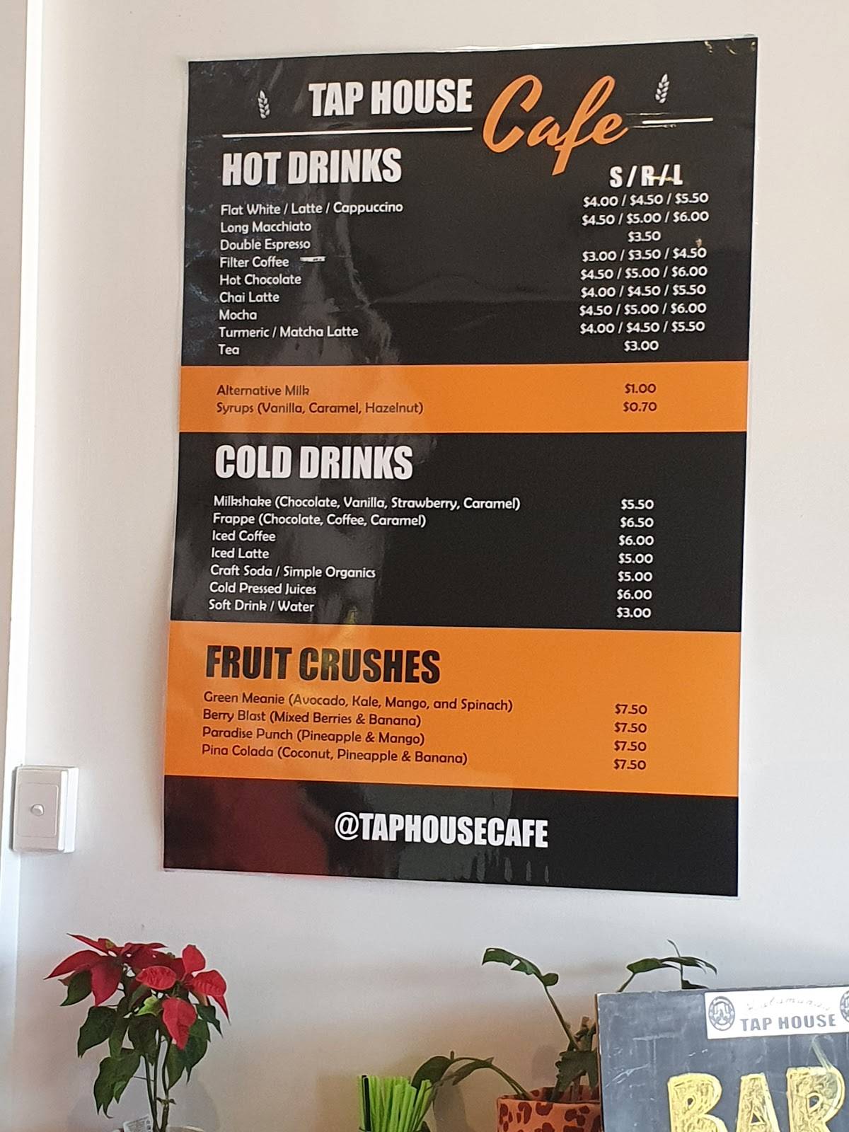 Menu at Kalamunda Tap House pub & bar, Kalamunda