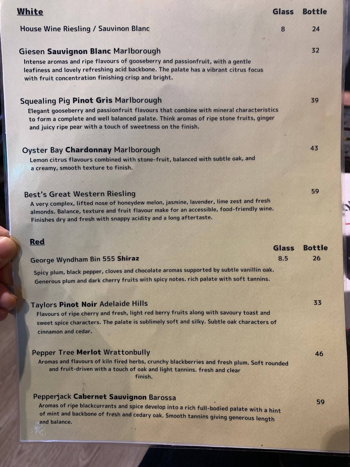 Menu at Lane Cove Sushi Bar, Lane Cove