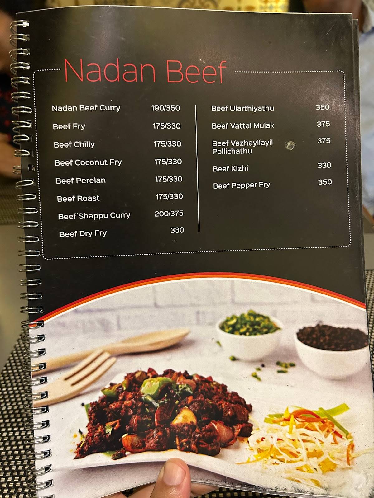 Menu at M R A Restaurant and Bakery, Taliparamba