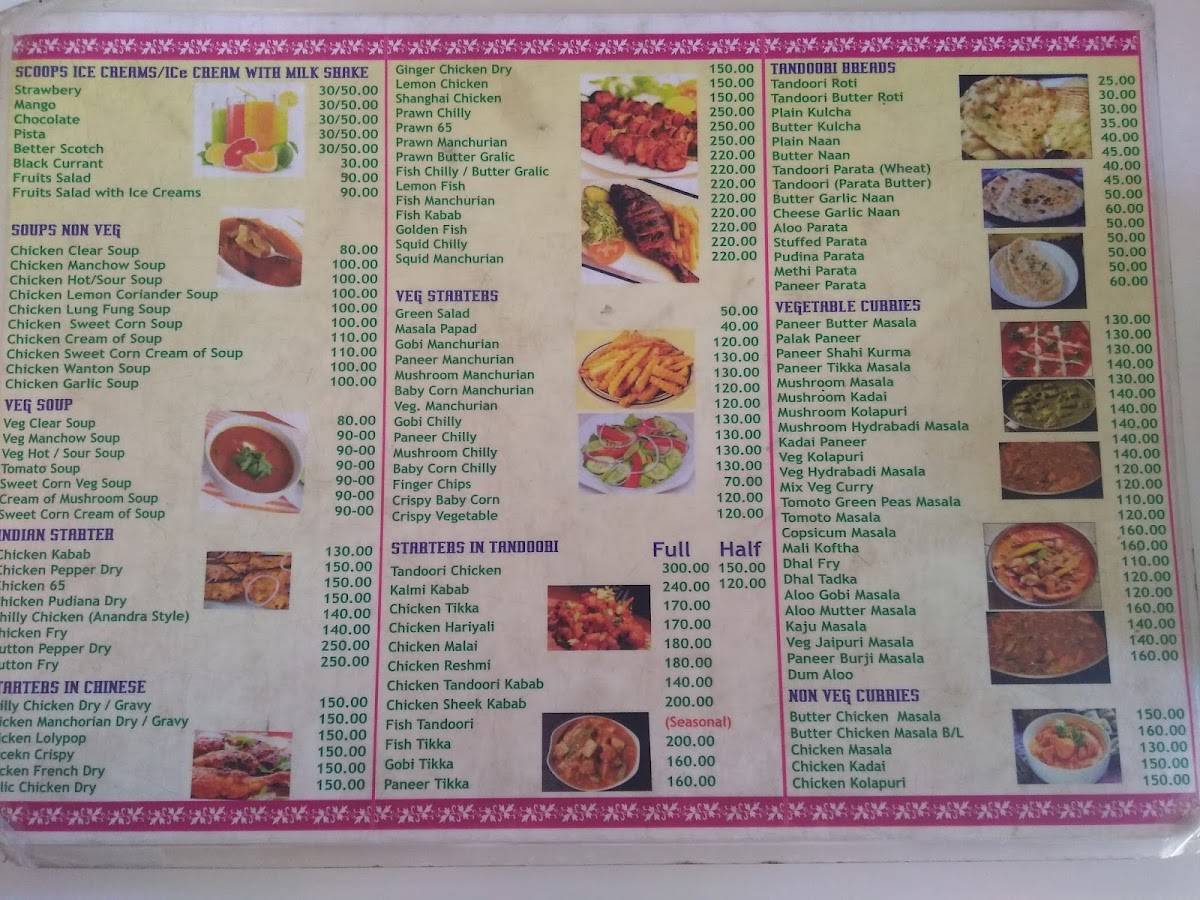 Menu at MANASA FISH LAND, Bengaluru, #3