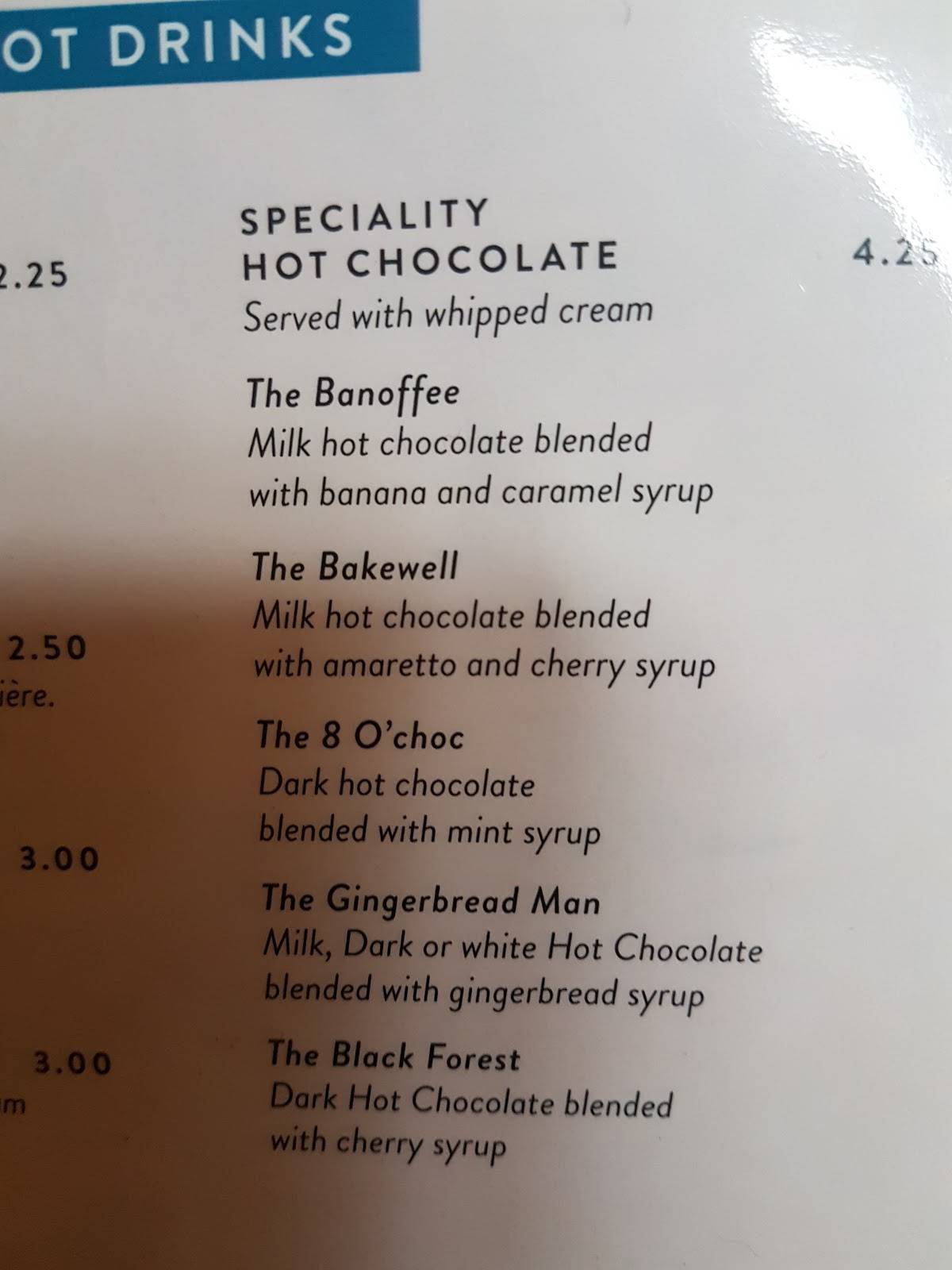 Menu at Manor Farm Tea Room cafe, Farnham