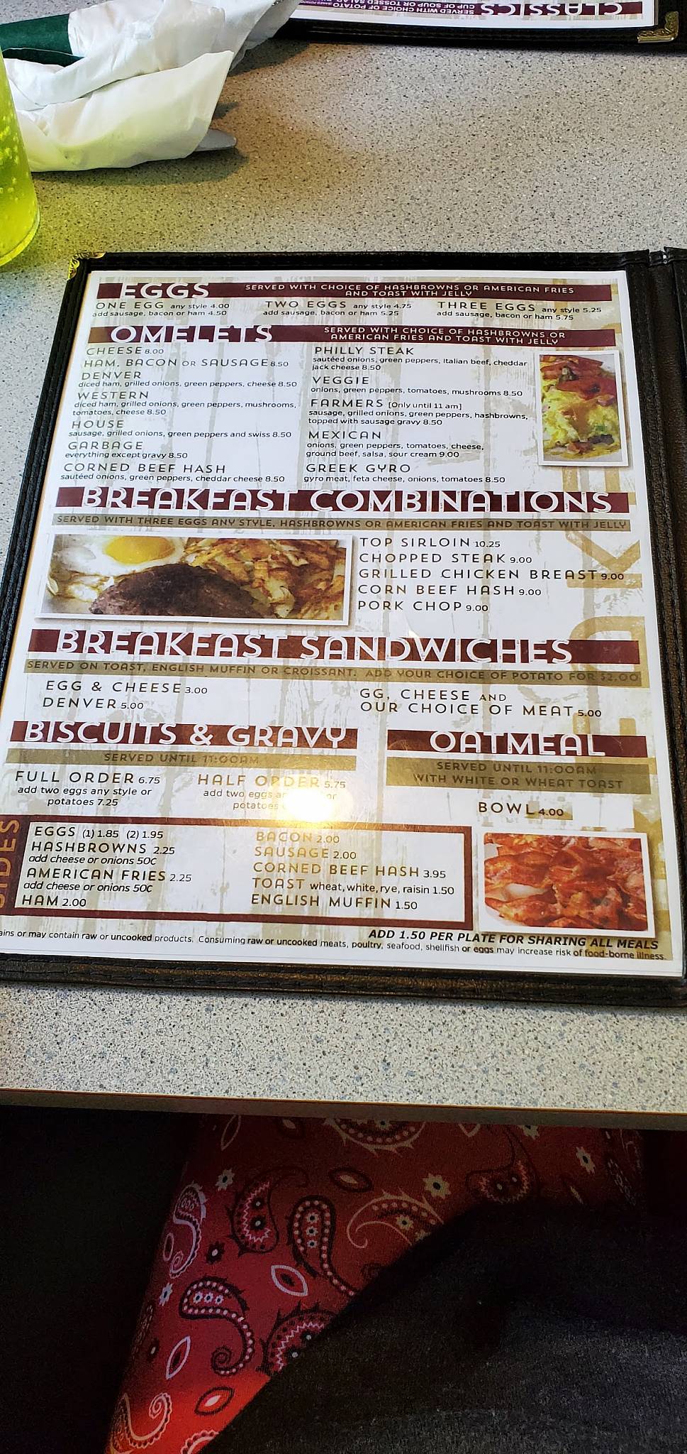 Menu at City Limits Family Restaurant, Maquoketa
