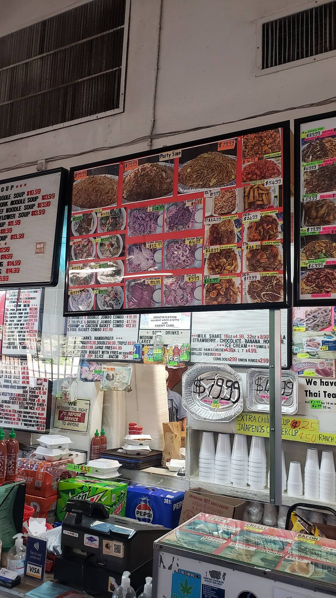 Menu at Mark's Kitchen restaurant, Fresno