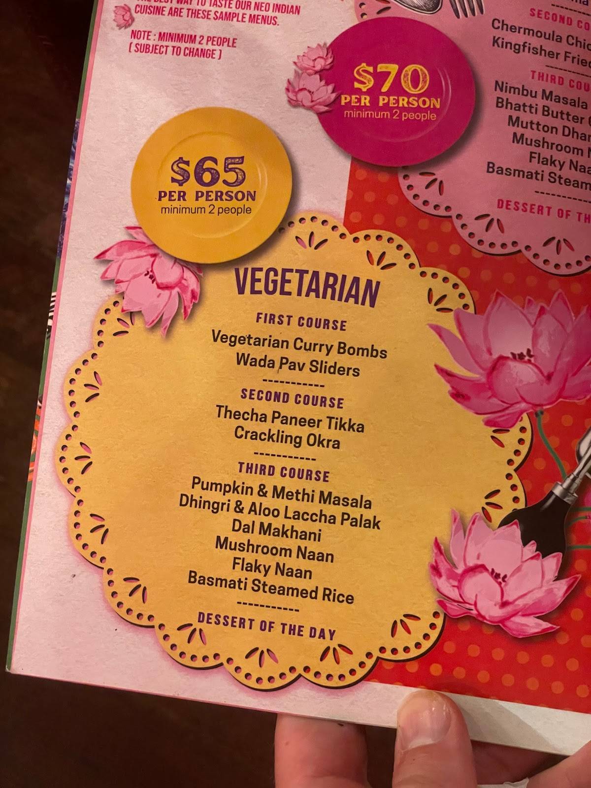 Menu at Masala Theory - Surry Hills restaurant, Surry Hills