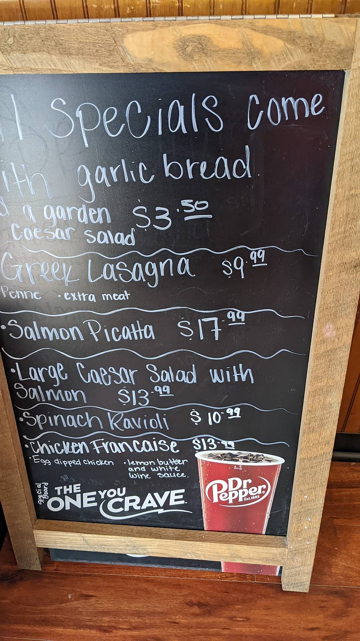 Menu at Little Italy Pizzeria, McCormick