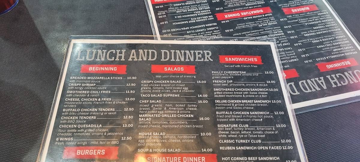 Menu at 301 Plaza Restaurant, Middletown