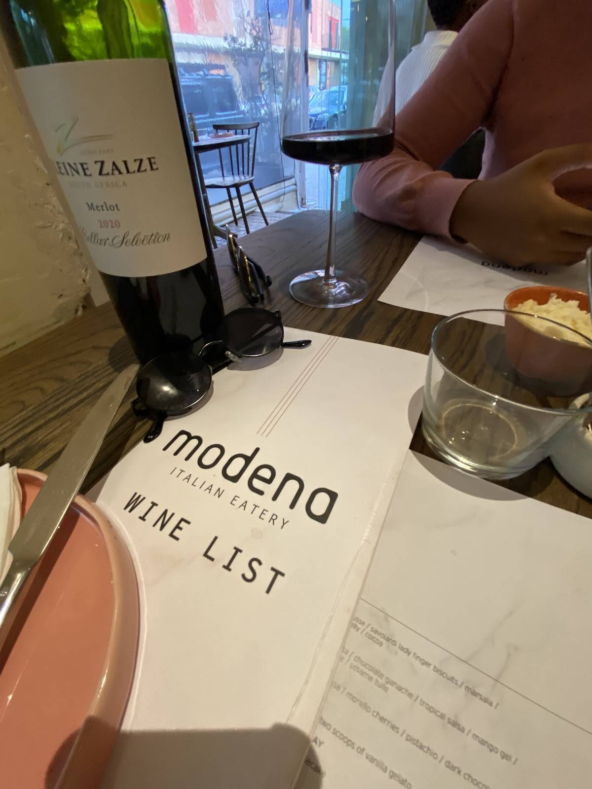 Menu at Modena Italian Eatery restaurant, Randburg
