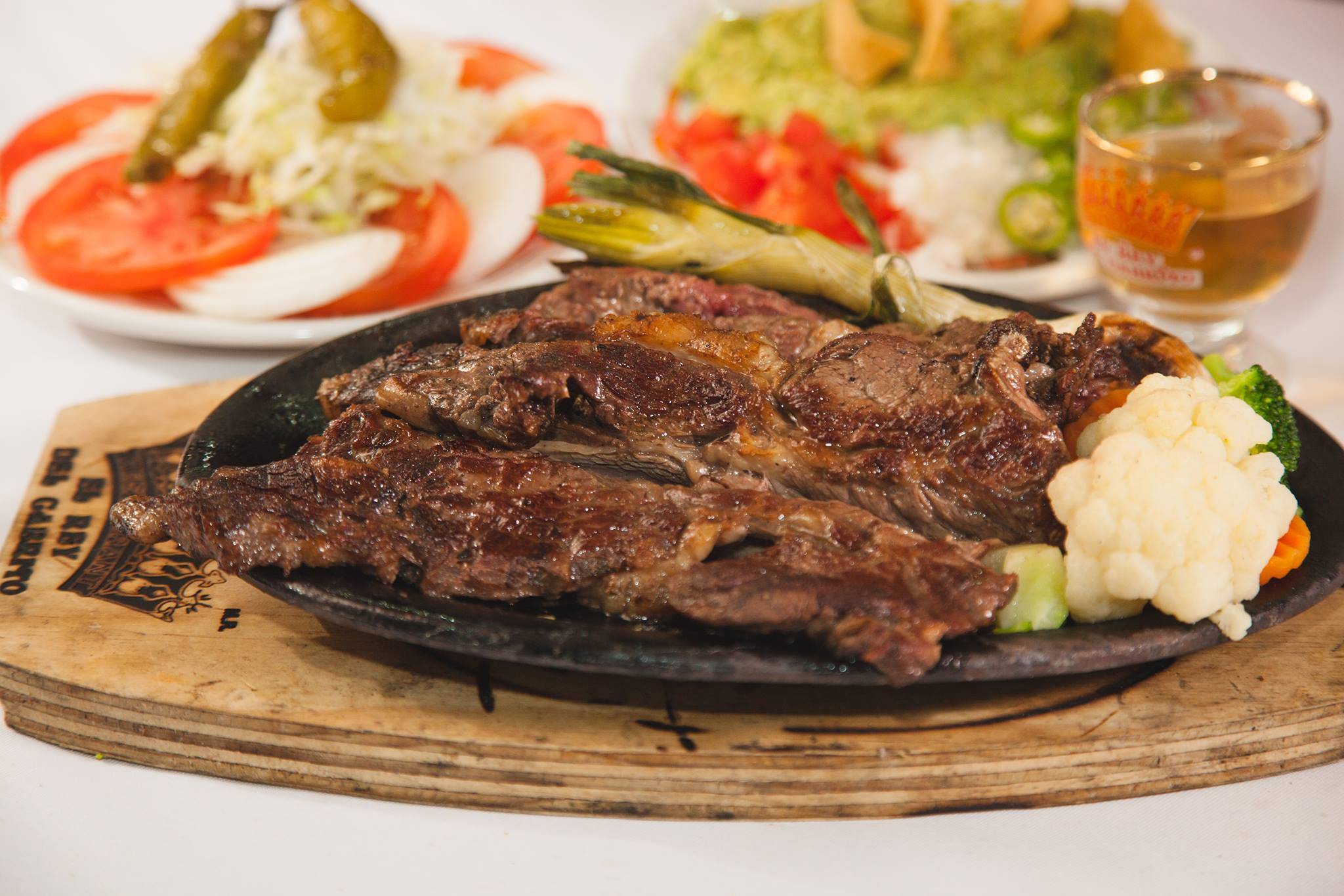Menu at El Rey del Cabrito steakhouse, Monterrey, Constitución 2050
