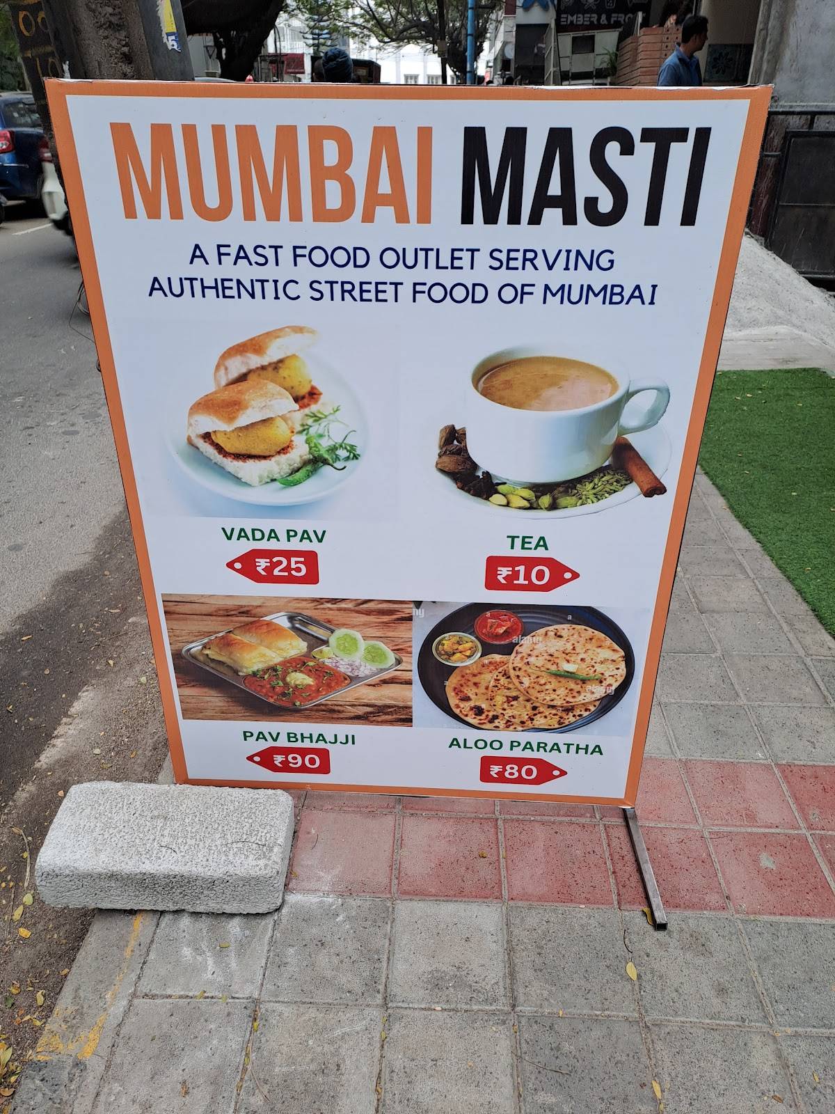 Menu at Mumbai Masti ( Vada pav & Pav Bhaji ), Bengaluru