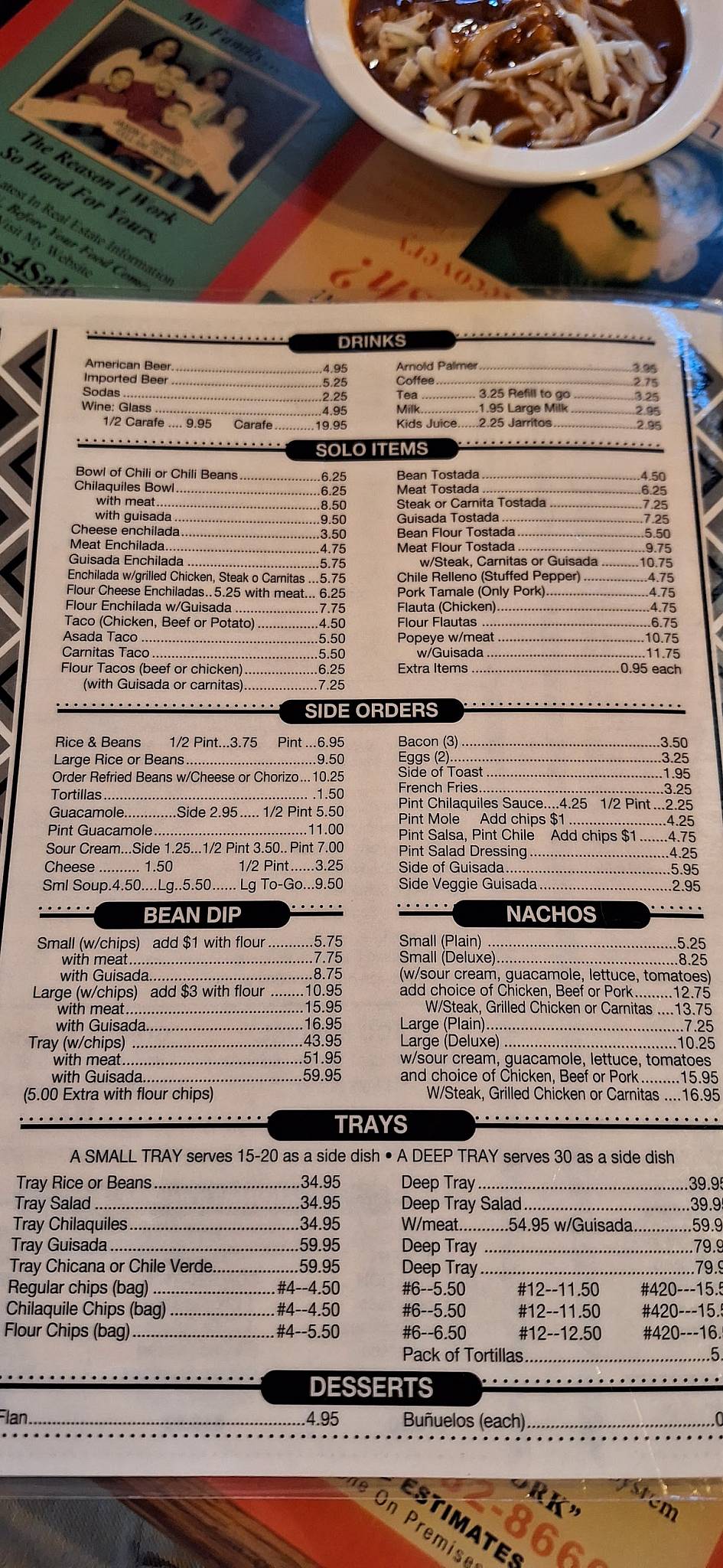 Menu at New Mecca Cafe, Pittsburg