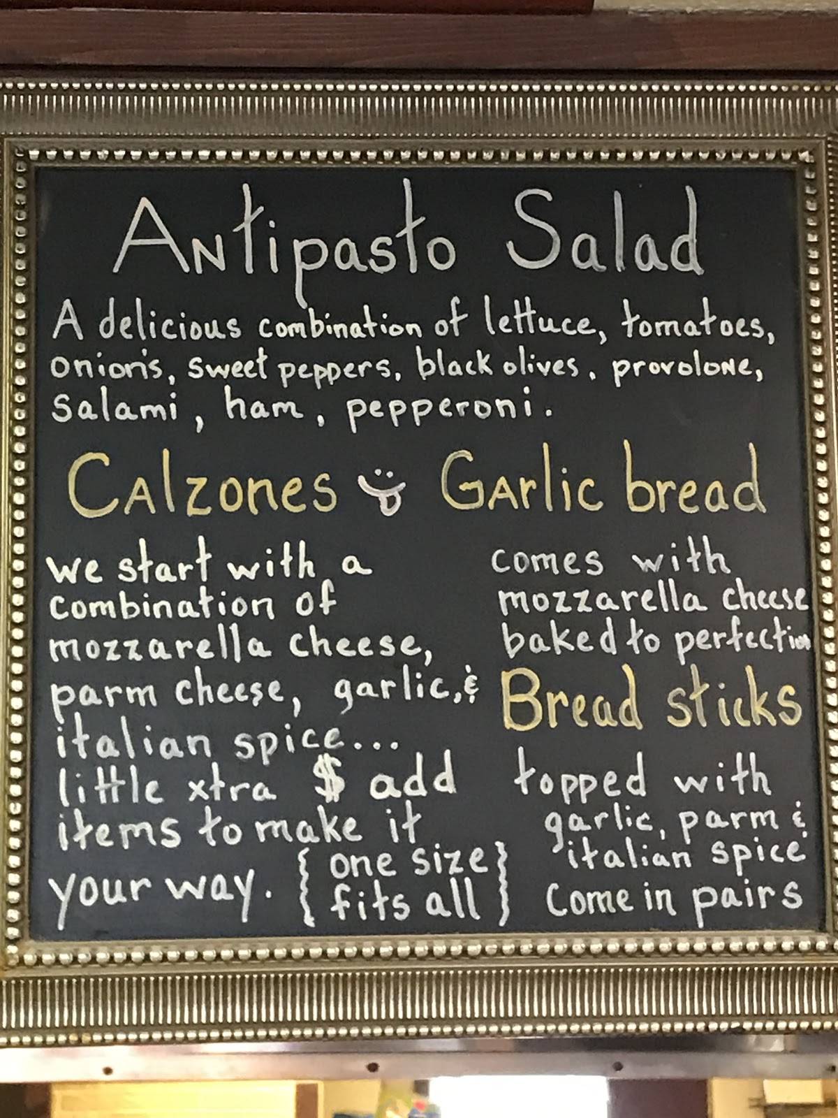 Menu at New York Pizzeria, Cato, Main St
