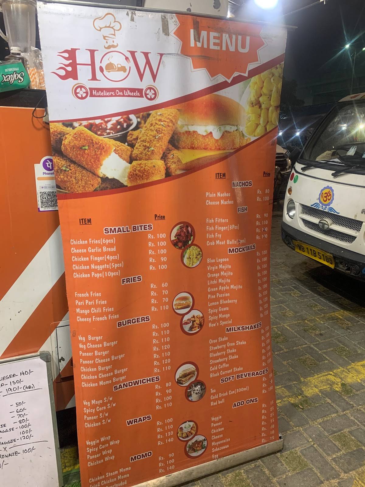 Menu at Newtown Street Food Trucks, New Town