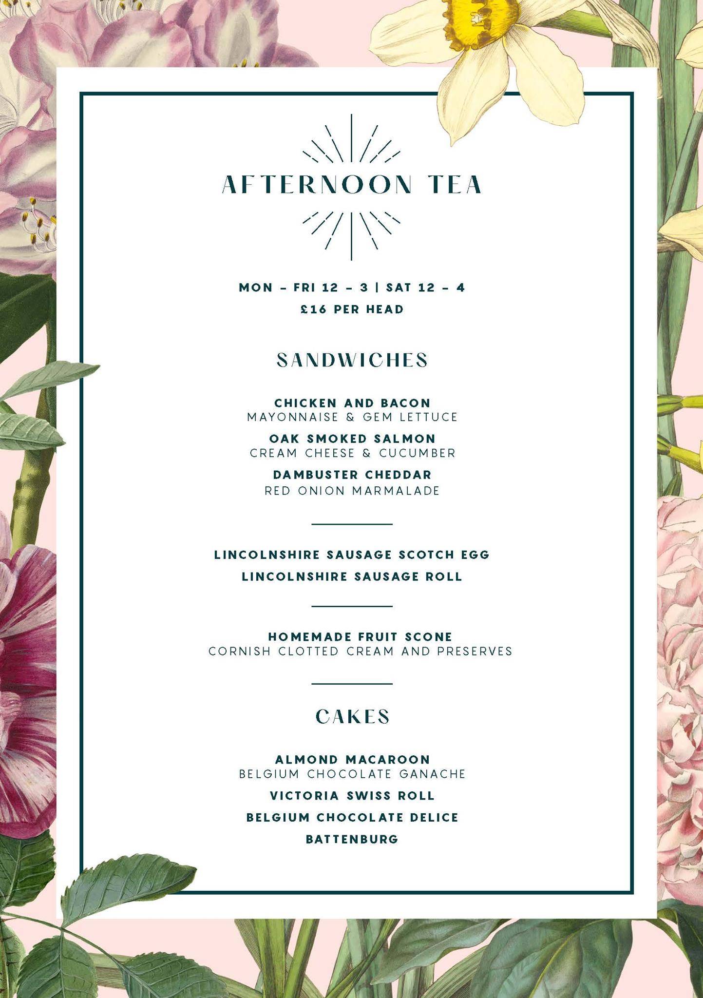 Menu at No. Thirty 8 restaurant, Lincoln