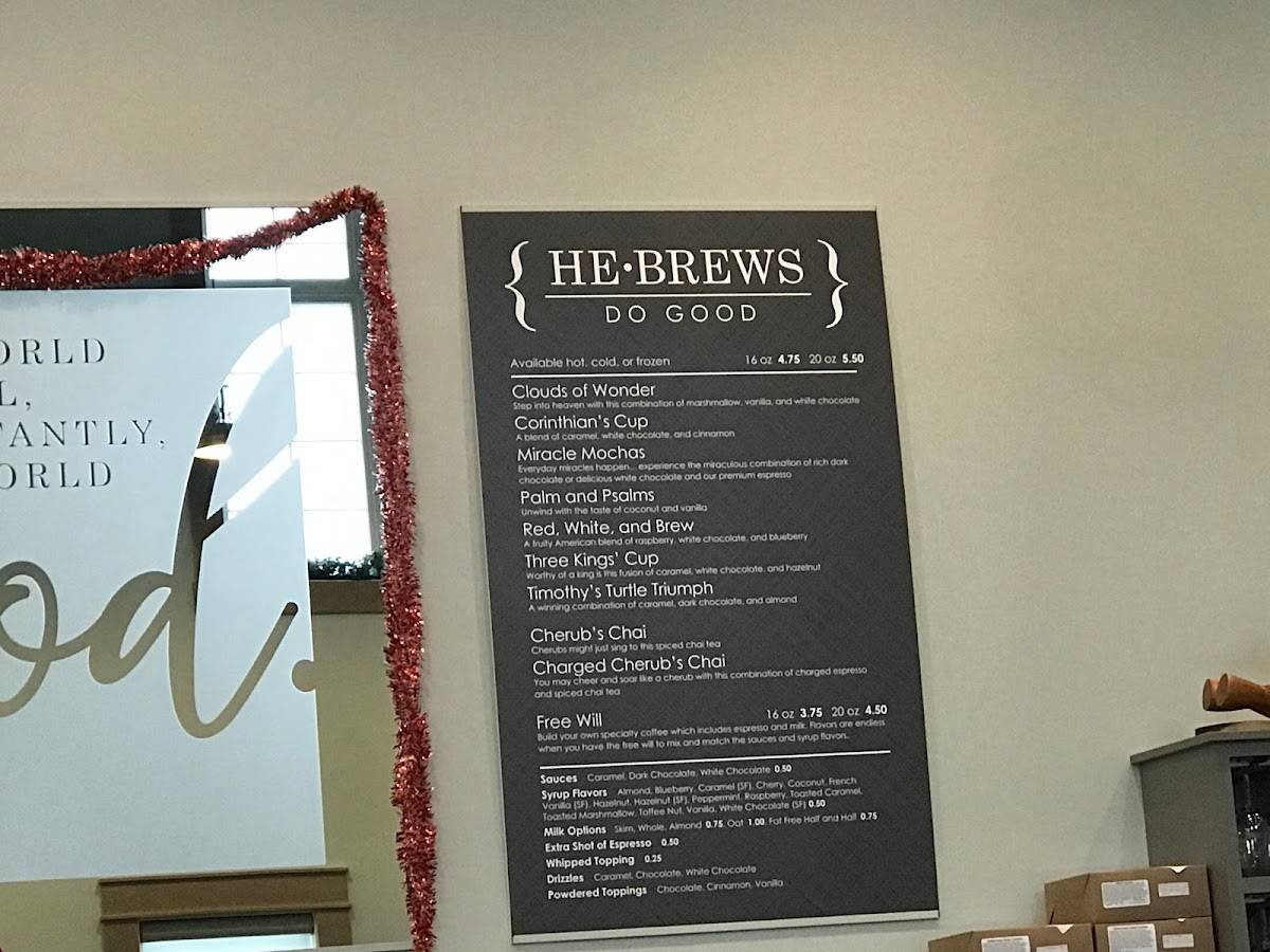 Menu at Do Good Restaurant and Ministry, Osgood, 25 Main St