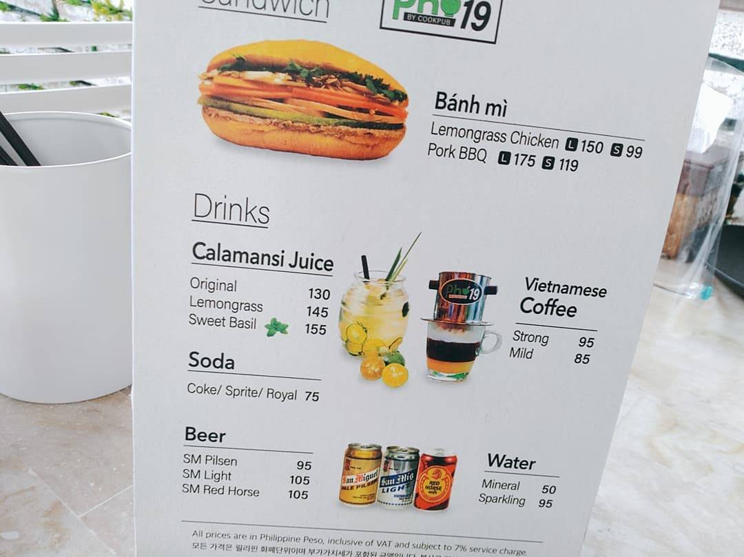 Menu at Pho19 - Mactan 포19 막탄점 restaurant, Lapu-Lapu City