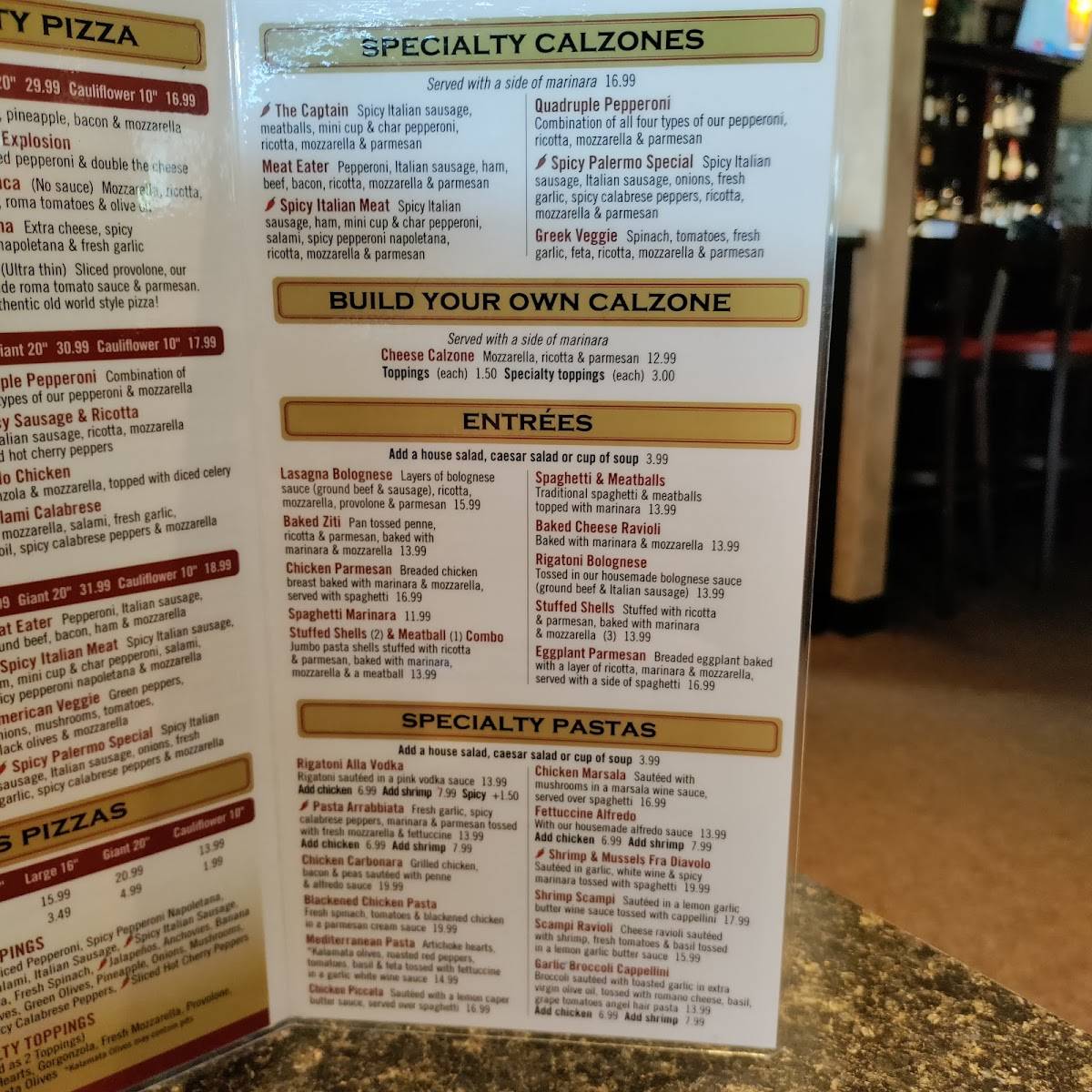Menu at Piesanos Stone Fired Pizza - 42nd St pizzeria, Ocala, SW 42nd St