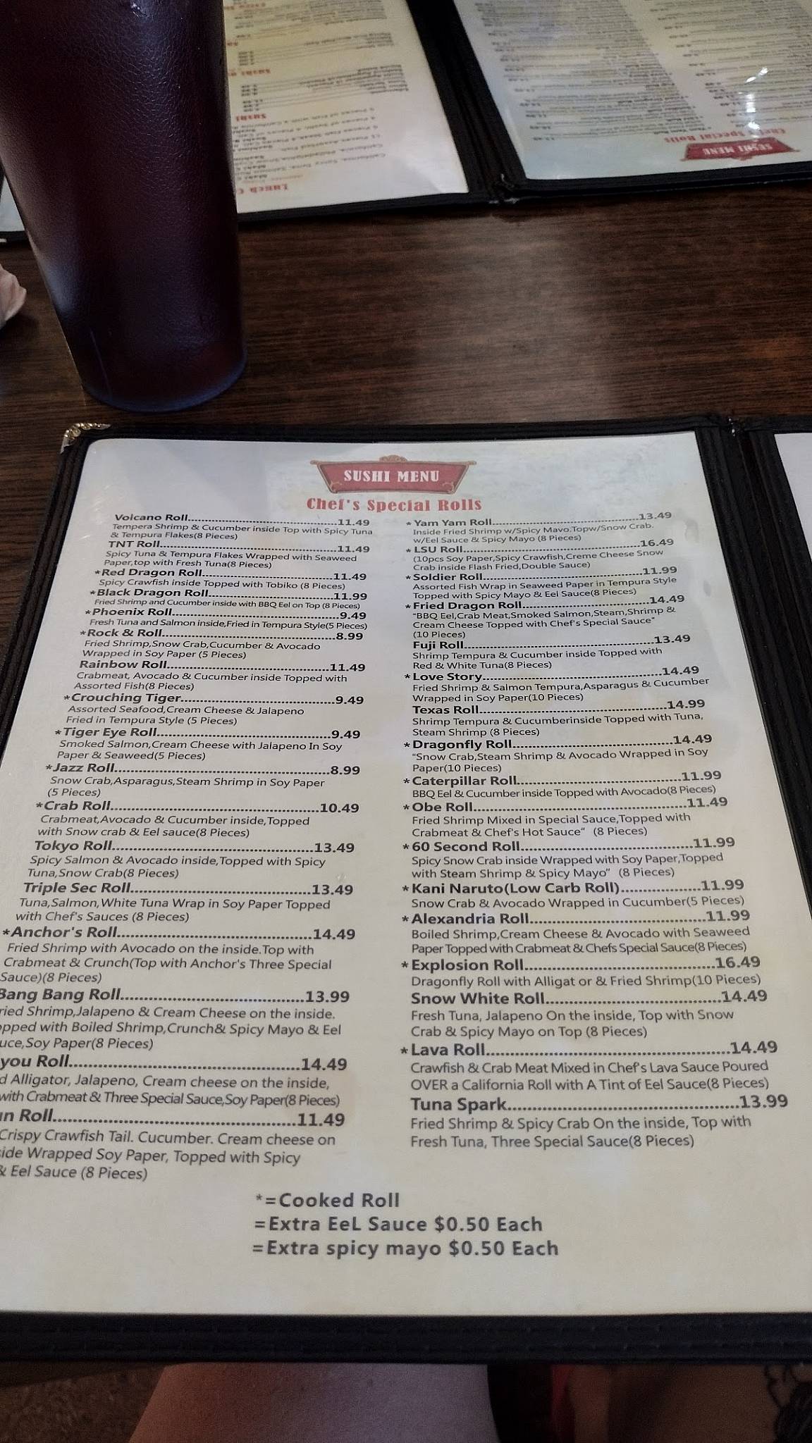 Menu at Red River Seafood & Steakhouse, Pineville, Monroe Hwy
