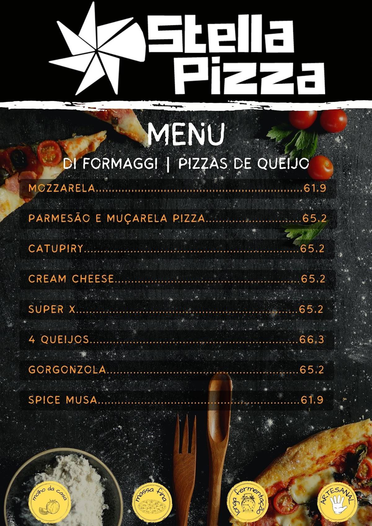 Menu em Stella Pizza Delivery pizzaria, Campinas