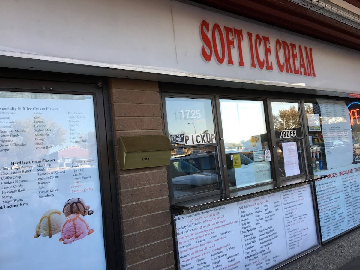 Menu at Polar Palace Ice Cream, Regina