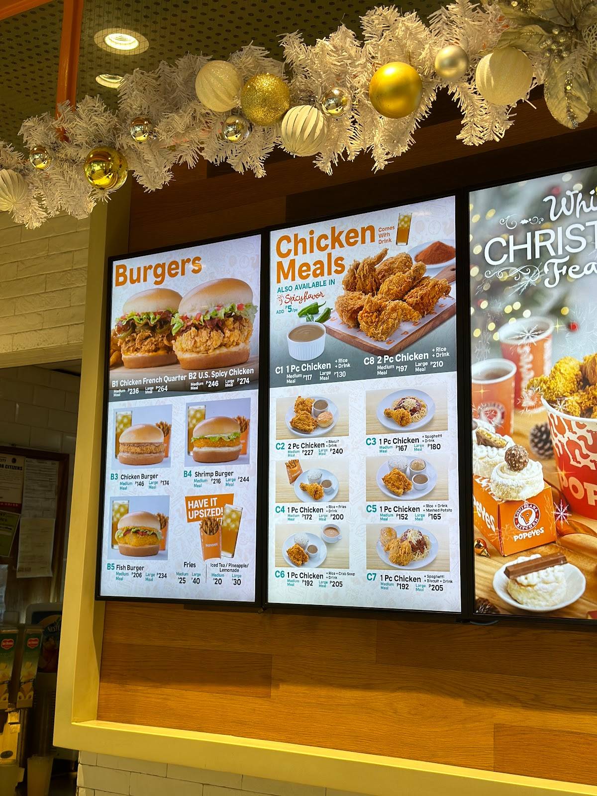 Menu at Popeyes - Eton Centris restaurant, Quezon City, Two Cyberpod ...
