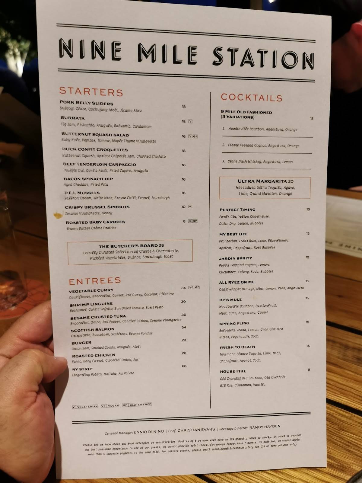 Menu at 9 Mile Station pub & bar, Atlanta, Ponce City Market