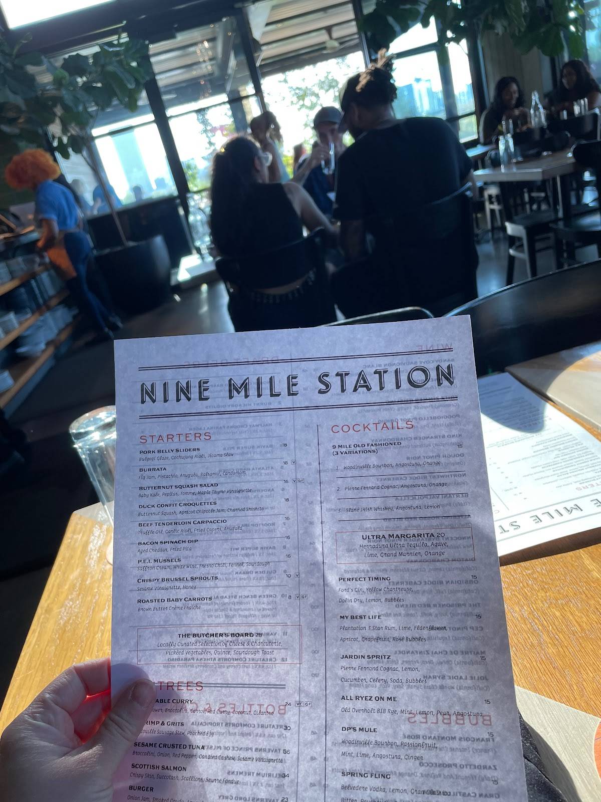 Menu at 9 Mile Station pub & bar, Atlanta, Ponce City Market