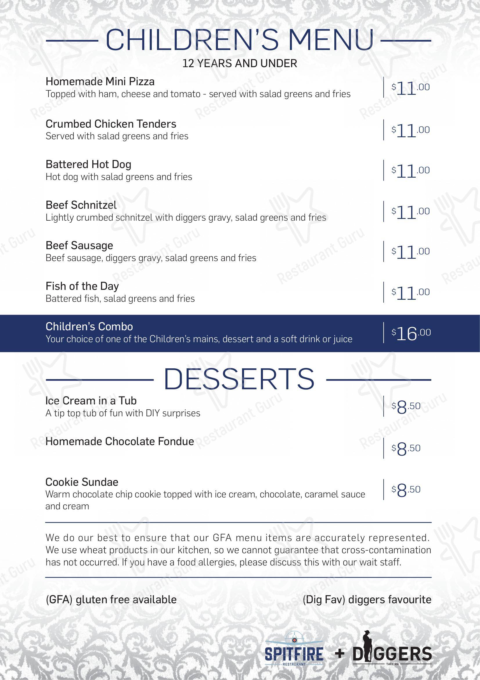 Menu at The Mosgiel Cafe, Mosgiel