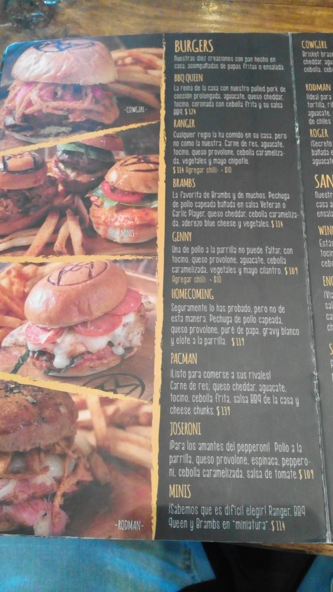 Menu at Muncher House Tec pub & bar, Monterrey, Av. Eugenio Garza Sada ...