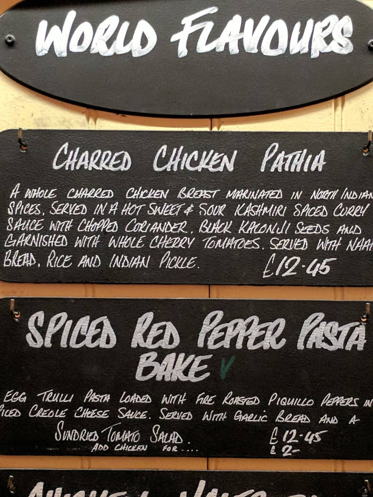 Menu at Pear Tree pub & bar, Grimsby