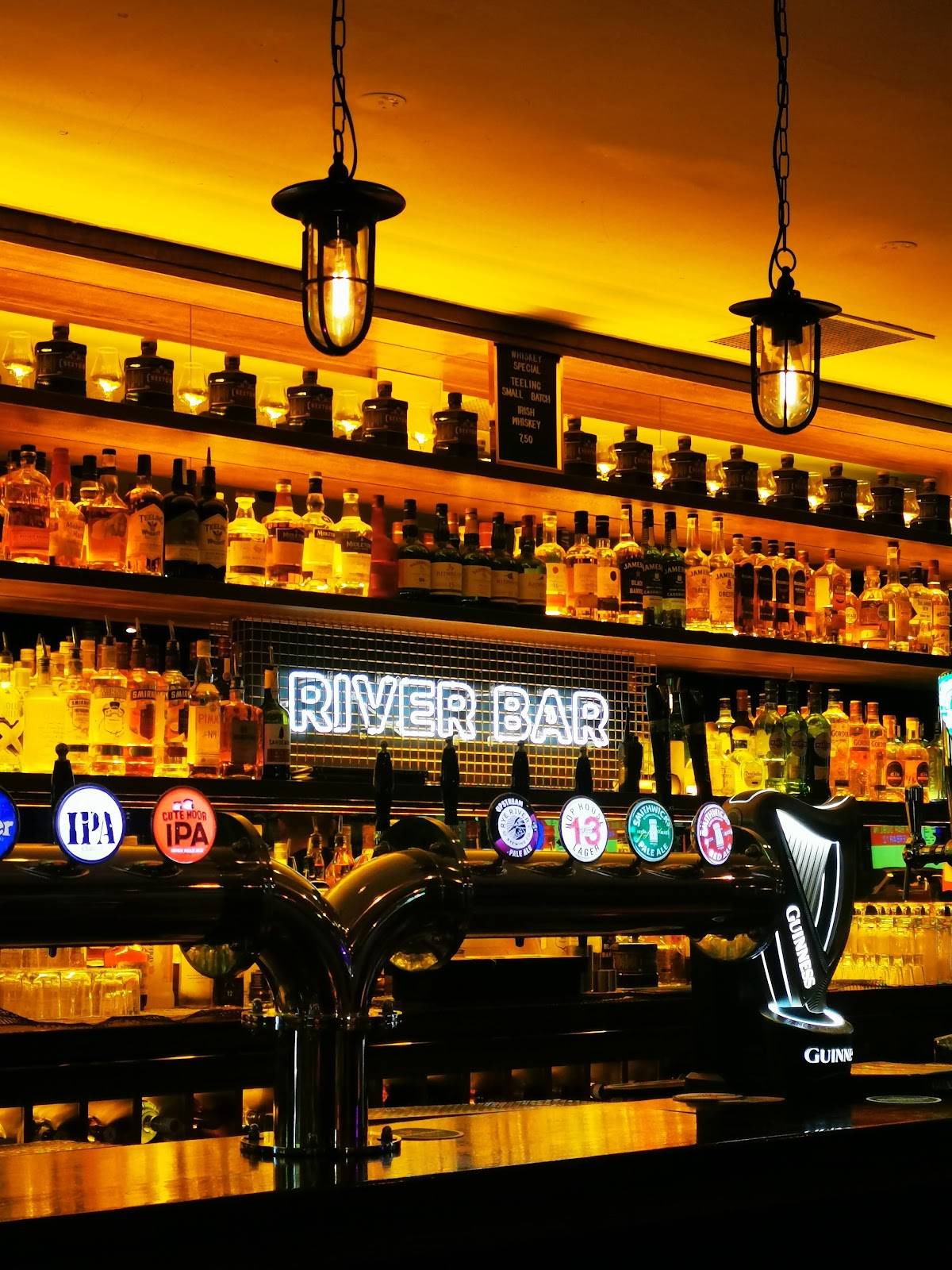 Menu at River Bar, Dublin